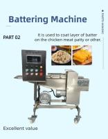 China Meat Pie Equipment Meat Grinder Machine for Burger Warmer Chicken Nugget Production for sale