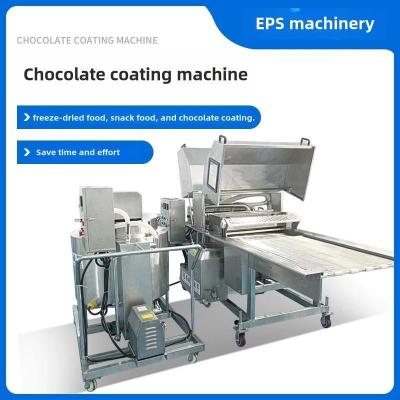 China Thermal Processing Automatic Grade Chocolate Coating Machine for Ice Cream and Donuts for sale