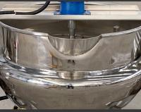 China Planetary Stirring Industrial Pot Jacket Pot Tilting Chili Sauce Cooking Mixer for Cooking for sale