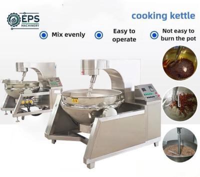 China Electric Industrial Automatic Purple Sweet Potato Cooking Pot with Mixer CE Certificate for sale