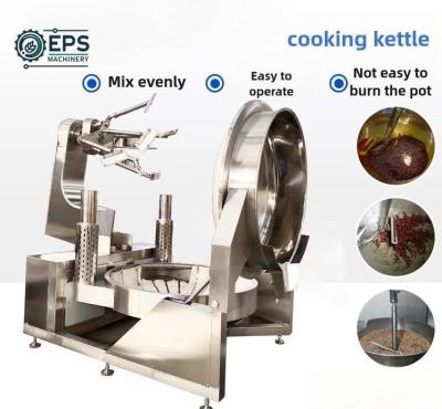 China 380V 1200*900*900 Toffee Sauce Cooker Mixer Food Processing Agitator Cooker Gas Heating for sale