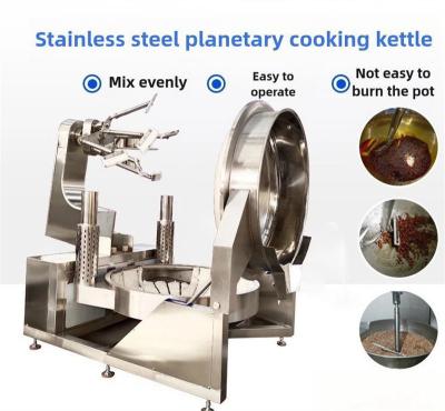 China Free Spare Parts Industrial Gas Halwa Mysore Pak Sweets Cooking Mixer Cooker Kettle for sale