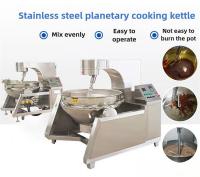 China 1200*900*900 Sanitray Stainless Steel Gas Heating Agitated Jacketed Kettle Cooking Pot for sale