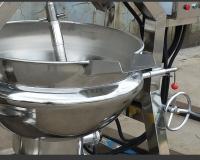 China 1200*900*900 Sanitray Stainless Steel Gas Heating Agitated Jacketed Kettle Cooking Pot for sale