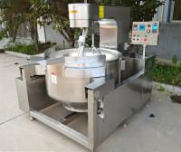 China 380V Blueberry Cook Mixer Machine with Thermal Oil Agitator and Automatic Stir Cooker for sale
