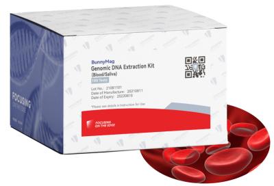 China Genomic DNA Isolation Kit (IVDR Certified) Superparamagnetic Bead Purification Technology for sale
