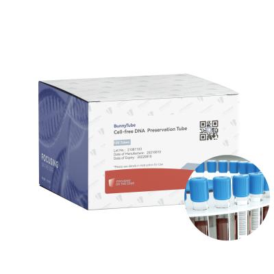 China Cell Free DNA Preservation Blood Sample Collection Tubes  for Genetic Diagnostic for sale