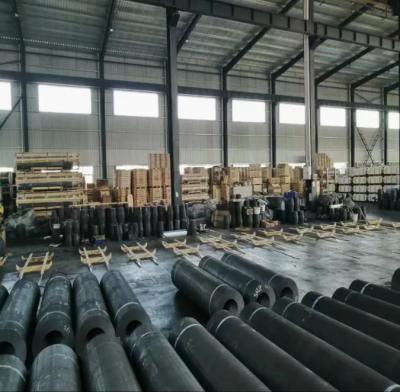 China RP HP Shp UHP Grade 150mm to 600mm Diameter Graphite Electrodes Blank for Steel Arc Furnace for sale