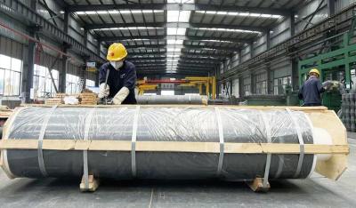 China Ultra High Power RP HP UHP Grade 150mm-750mm Graphite Electrode with Nipples for sale