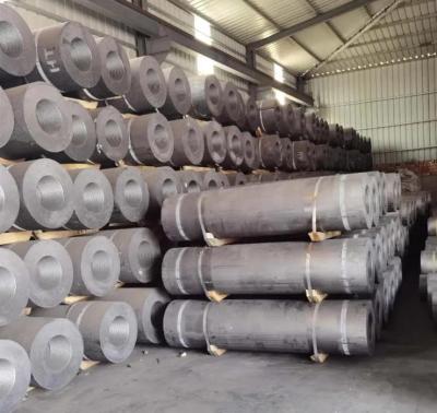 China Electric Arc Furnace Carbon Electrode hp uhp 400 500 600 mm Graphite Electrode for Metal Making Factory for sale