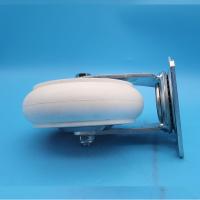 China 6 Inch PU Iron Core Heavy Duty Swivel Caster Lockable 6202 Bearing 190mm Height for sale