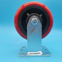 China Heavy Duty PP Caster 6 Inch Lockable Swivel Brake Wheel 190mm Height 115x100mm Plate for sale