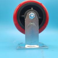 China Heavy Duty PP Caster 6 Inch Lockable Swivel Brake Wheel 190mm Height 115x100mm Plate for sale