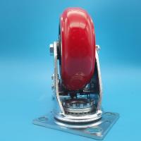 China PP Industrial Wheel Caster 8 Inch Lockable Swivel Rigid 240mm Height 6202 Bearing for sale