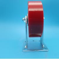 China Industrial Heavy Duty 6 Inch PU Caster Swivel Side Brake 6202 Bearing 190mm Height for sale