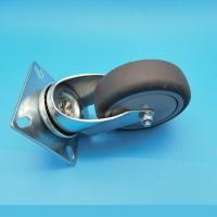China TPR Medium Duty Industrial Caster 5 Inch Lockable Swivel Rigid Quiet Floor Protection for sale