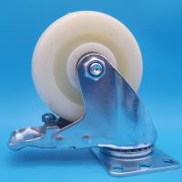 China Medium Duty White PP Polypropylene Wheel 2.5 Inch Light Industrial Caster for Food Beverage Industry for sale