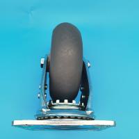 China TPR Heat Resistant Caster Wheels 4-8 Inch Single Wheel Outdoor Warehouse Cart Castors -50 to 115 C for sale