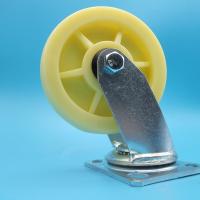 China Industrial PP Polypropylene Heat Resistant Caster Wheels 4 to 8 Inch Single Wheel Castors for Logistics Storage for sale