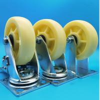 China Industrial PP Polypropylene Heat Resistant Caster Wheels 4 to 8 Inch Single Wheel Castors for Logistics Storage for sale