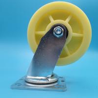 China Industrial PP Polypropylene Heat Resistant Caster Wheels 4 to 8 Inch Single Wheel Castors for Logistics Storage for sale