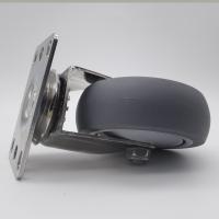 China 3 Inch 304 Stainless Steel TPR Medium Duty Swivel Caster with 6001 Bearing for Medical Trolleys for sale