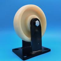 China Heavy Duty Nylon Swivel Caster Wheels 4 Inch 300kg Load Non Marking Trolley Castors for sale