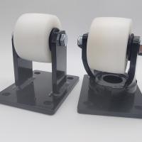 China Heavy Duty Nylon Wheel Caster 80mm 1000kg Load Capacity Lockable Brake Industrial Equipment for sale