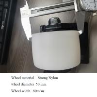 China Heavy Duty Nylon Wheel Caster 80mm 1000kg Load Capacity Lockable Brake Industrial Equipment for sale