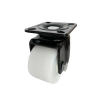 China Heavy Duty Nylon Wheel Caster 80mm 1000kg Load Rigid Fixed Industrial Equipment Non Marking Wheels for sale