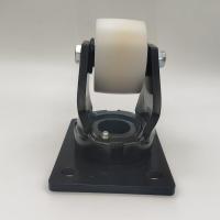China Heavy Duty Nylon Wheel Caster 80mm 1000kg Load Rigid Fixed Industrial Equipment Non Marking Wheels for sale