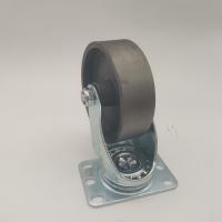 China High Load Capacity Cast Iron Casters operable from -20℃ to 300℃ Rust Prevention concrete mixer wheels. for sale