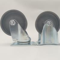 China High Load Capacity Cast Iron Casters operable from -20℃ to 300℃ Rust Prevention concrete mixer wheels. for sale