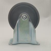 China High Load Capacity Cast Iron Casters operable from -20℃ to 300℃ Rust Prevention concrete mixer wheels. for sale