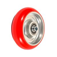 China European PU Heavy Duty Industrial Caster Aluminum Core Wheel 1100kg Load Capacity 250mm for sale