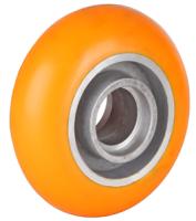 China European PU Heavy Duty Industrial Caster Aluminum Core Wheel 1100kg Load Capacity 250mm for sale