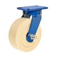 China MC Nylon Heavy Duty Caster Wheel 4 Inch 800kg Load Capacity Oil Grease Resistant for sale