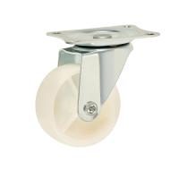 China Stainless Steel PA Nylon Industrial Caster Wheel 4 Inch 220kg Load Capacity for sale
