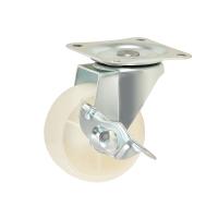China Stainless Steel PA Nylon Industrial Caster Wheel 4 Inch 220kg Load Capacity for sale