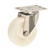 China Stainless Steel PA Nylon Industrial Caster Wheel 4 Inch 220kg Load Capacity for sale