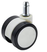 China Lockable Swivel Plastic Caster Wheels 40mm 50mm with Ball Bearing for Furniture Office Chairs for sale