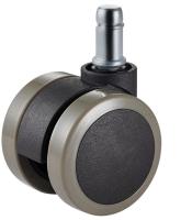 China Lockable Swivel Plastic Caster Wheels 40mm 50mm with Ball Bearing for Furniture Office Chairs for sale