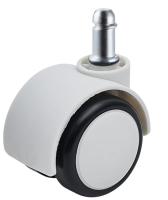 China Lockable Swivel Plastic Caster Wheels 40mm 50mm with Ball Bearing for Furniture Office Chairs for sale