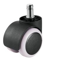 China Lockable Swivel Plastic Caster Wheels 40mm 50mm with Ball Bearing for Furniture Office Chairs for sale