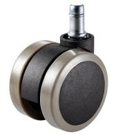 China Lockable Swivel Plastic Caster Wheels 40mm 50mm with Ball Bearing for Furniture Office Chairs for sale