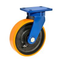 China Extra Heavy Duty Casters Anti Absorbing Replacement Wheel For Forklift  Industrial Heavy Machine Caster Logistics Trolley Caster for sale