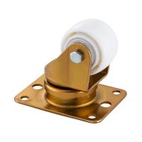 China 58mm 200 Kg Load  Diamond Base Plate Caster Airport Transport Caster Air Cargo Nylon Caster Wheel Ground Support Equipment Caster for sale