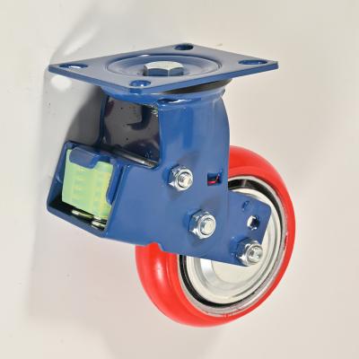 China Heavy duty Industrial Wheel Casters 5 inch 350kg load capacity laser cutters woodworking machines for sale