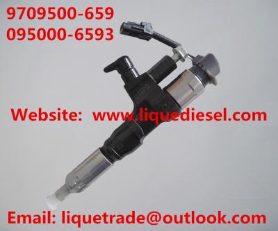 China DENSO Common Rail Injector 095000-6593 for HINO J08E Engine 23670-E0010 for sale
