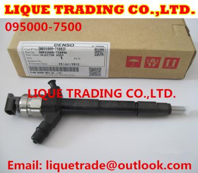 China DENSO Genuine Common Rail Injector 095000-7500 for Mitsubishi Pajero Montero 4M41 1465A279 for sale